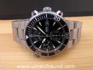 Oris Divers Titan Chronograph 674 7542 7154 MB, papers